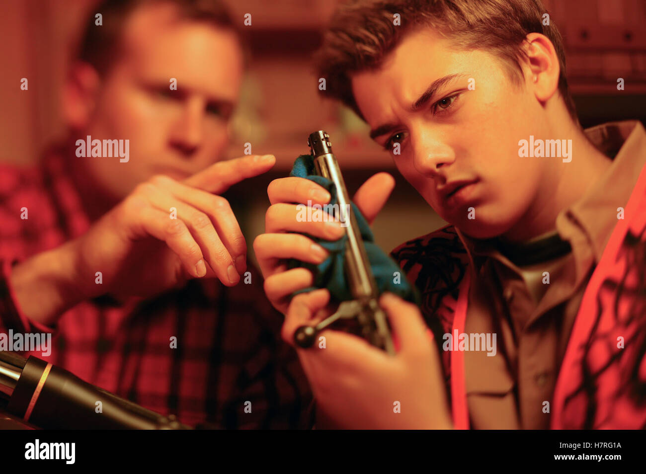 Weapon cleaning hi-res stock photography and images - Alamy