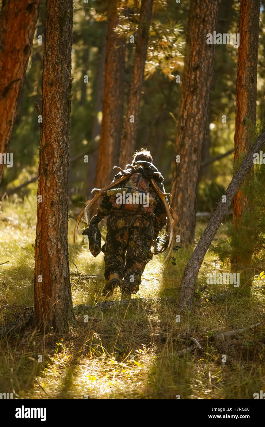 Men elk hunting hi-res stock photography and images - Alamy