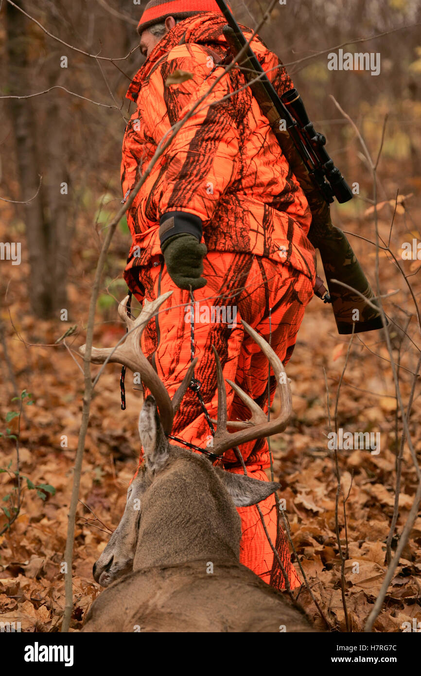 Dead deer hunter hi-res stock photography and images - Alamy