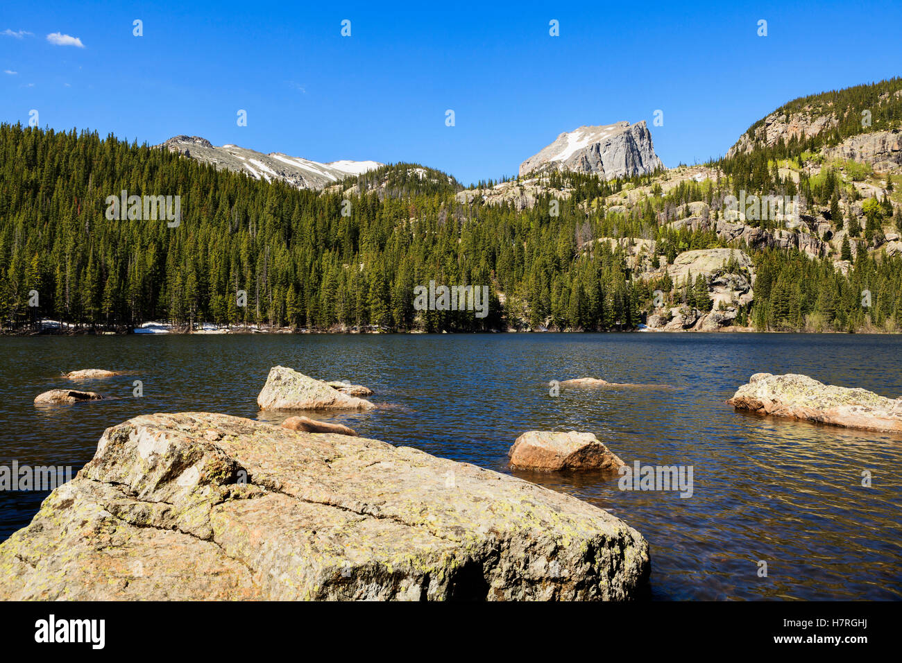 Bear Lake, Rocky Mountain National Park; Colorado, United States of ...