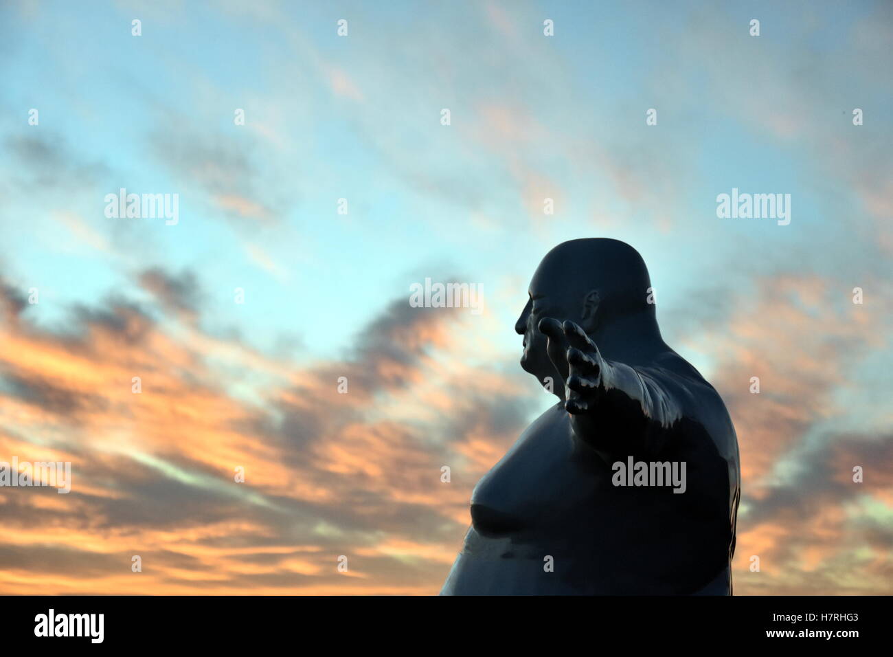 Sydney, Australia - Nov 6, 2016. Cathyann Coady: Dave. Sculpture by the ...