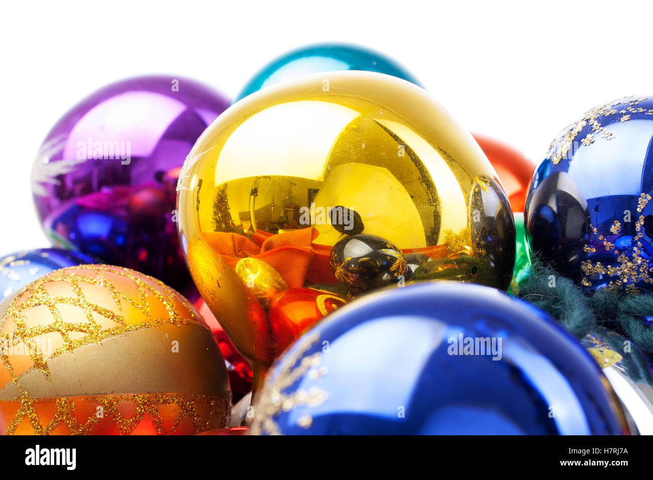 Colorful Christmas Ornament Wallpaper