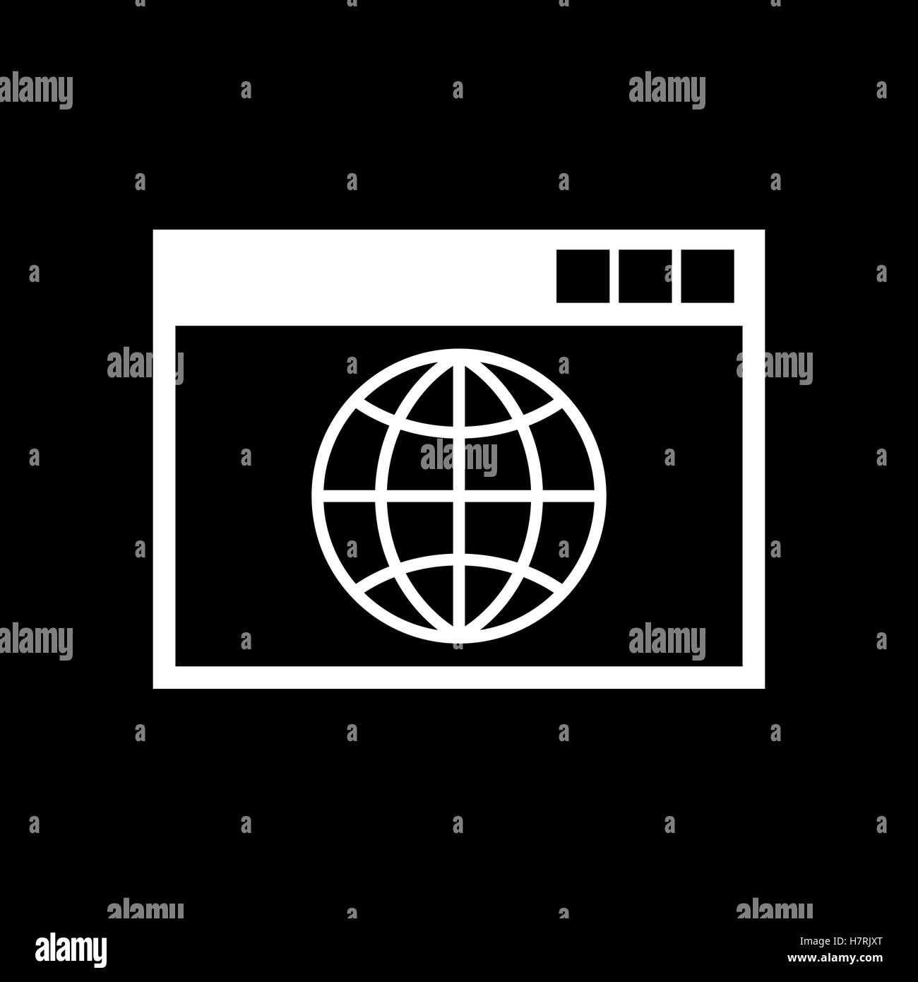 The WWW icon. SEO and browser, development, WWW symbol. UI. Web. Logo ...