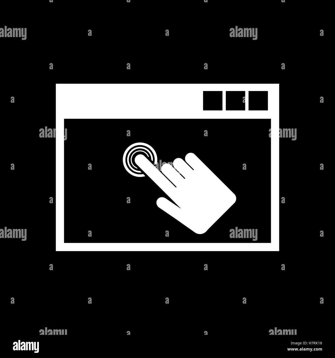 Click icon. vector design. Click symbol. web. graphic. JPG. AI. app ...