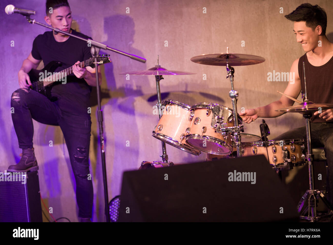 Rock band stage asia hi-res stock photography and images - Alamy