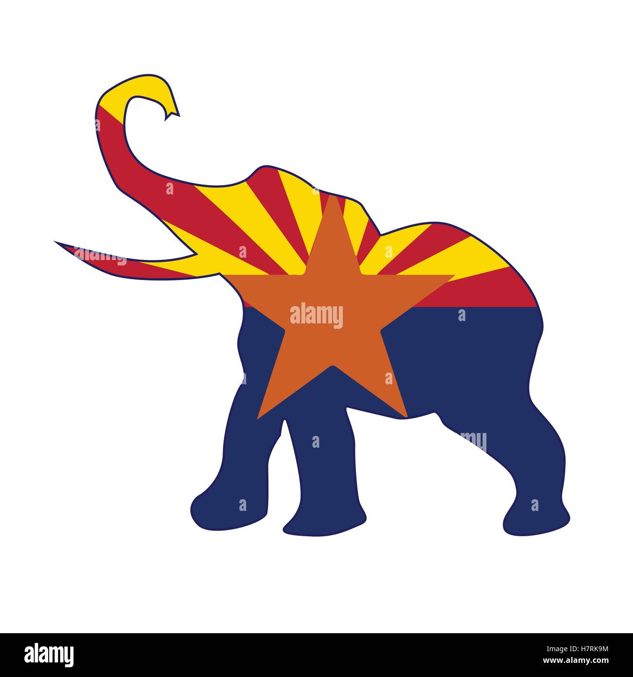 Elephant flag hi-res stock photography and images - Alamy