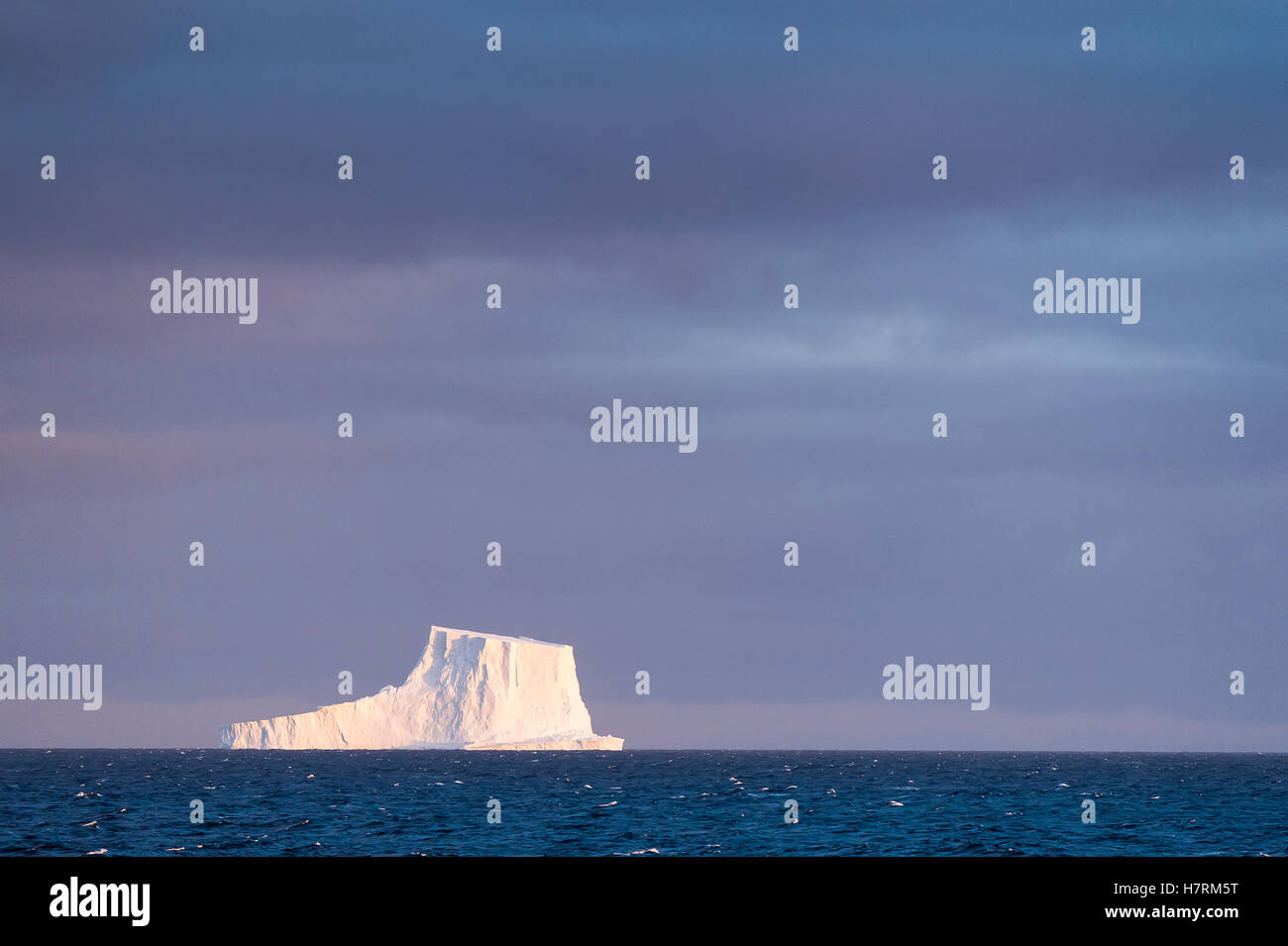 Iceberg in the middle of the ocean; Antarctica Stock Photo - Alamy