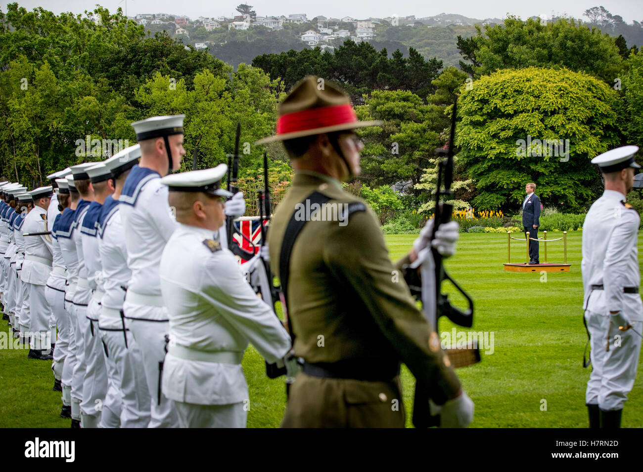 Wellington, New Zealand. 7th Nov, 2016. King Willem-Alexander and Queen ...