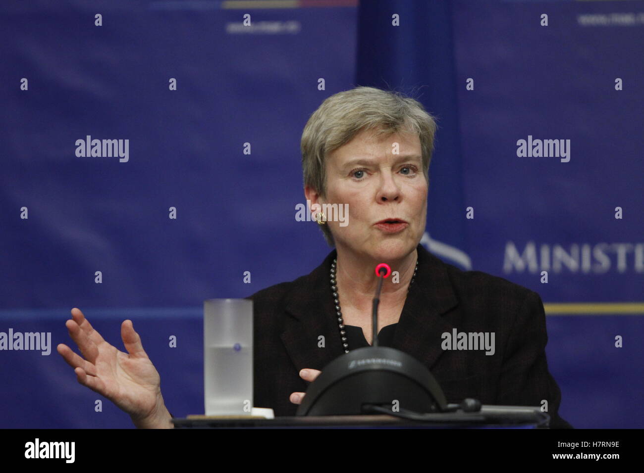 Bucharest, Romania. 7th November, 2016. NATO Deputy Secretary General ...