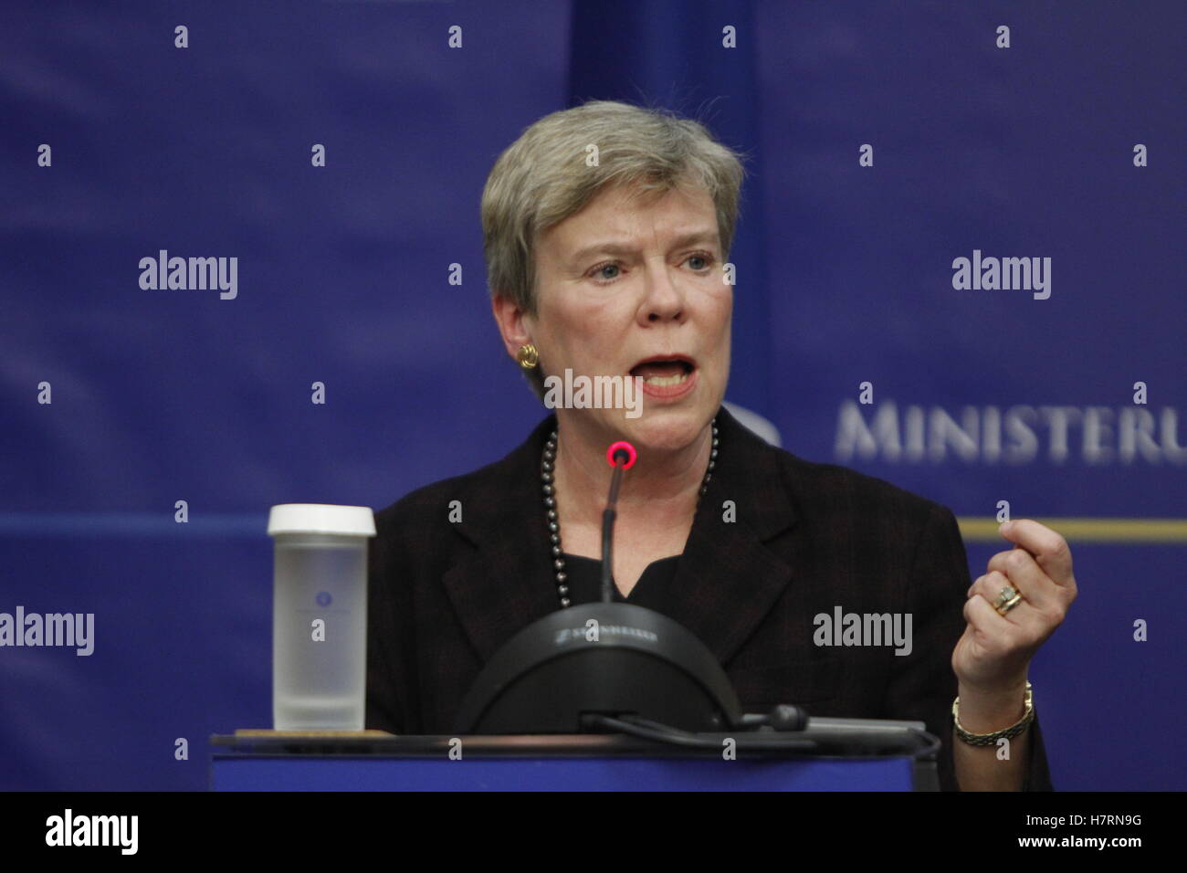 Bucharest, Romania. 7th November, 2016. NATO Deputy Secretary General ...