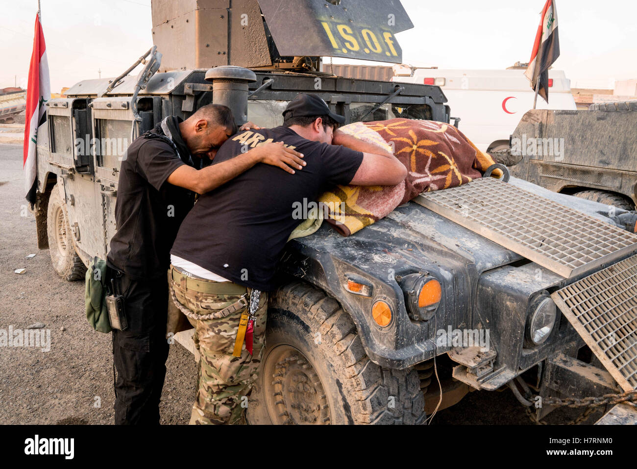 Gogjali, Nineveh, Iraq. 5th Nov, 2016. Iraqi Special Forces Soldiers ...
