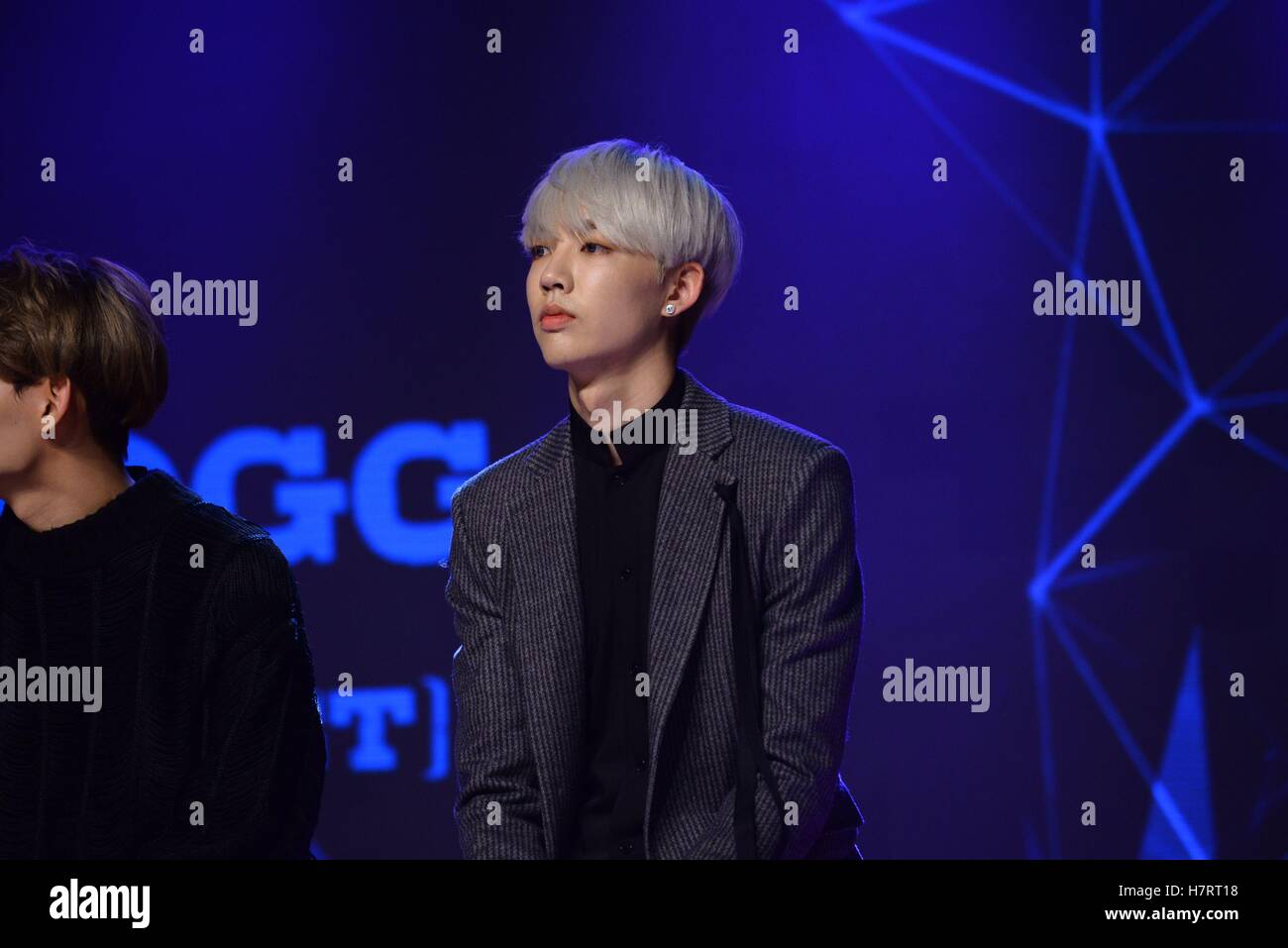 Seoul, Korea. 07th Nov, 2016. Topp Dogg hold showcase to promote their ...