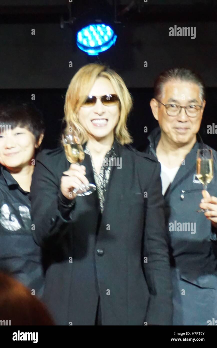 Hongkong, China. 07th Nov, 2016. X Japan member Yoshiki promotes for ...