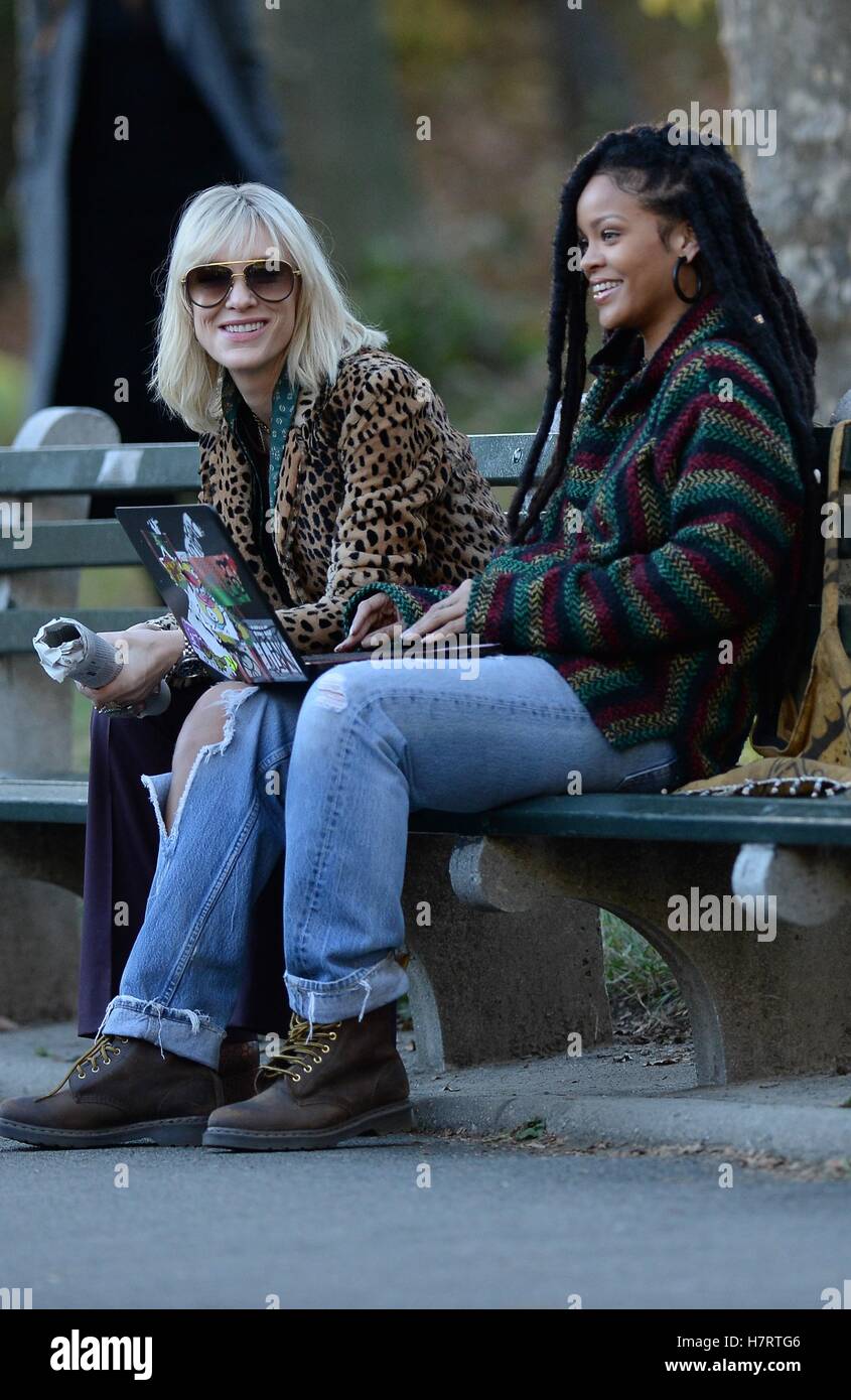 New York, MA, USA. 7th Nov, 2016. Cate Blanchett, Rihanna on location ...
