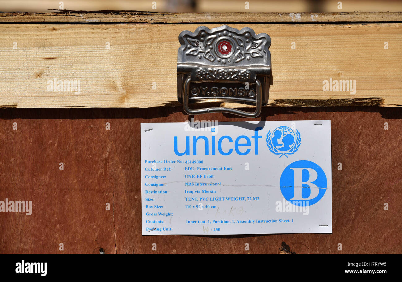 Unicef box hi-res stock photography and images - Alamy