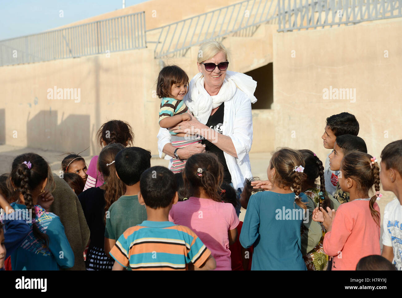 Claudia Graus, acting chairwoman of Unicef Germany, in the Debaga ...