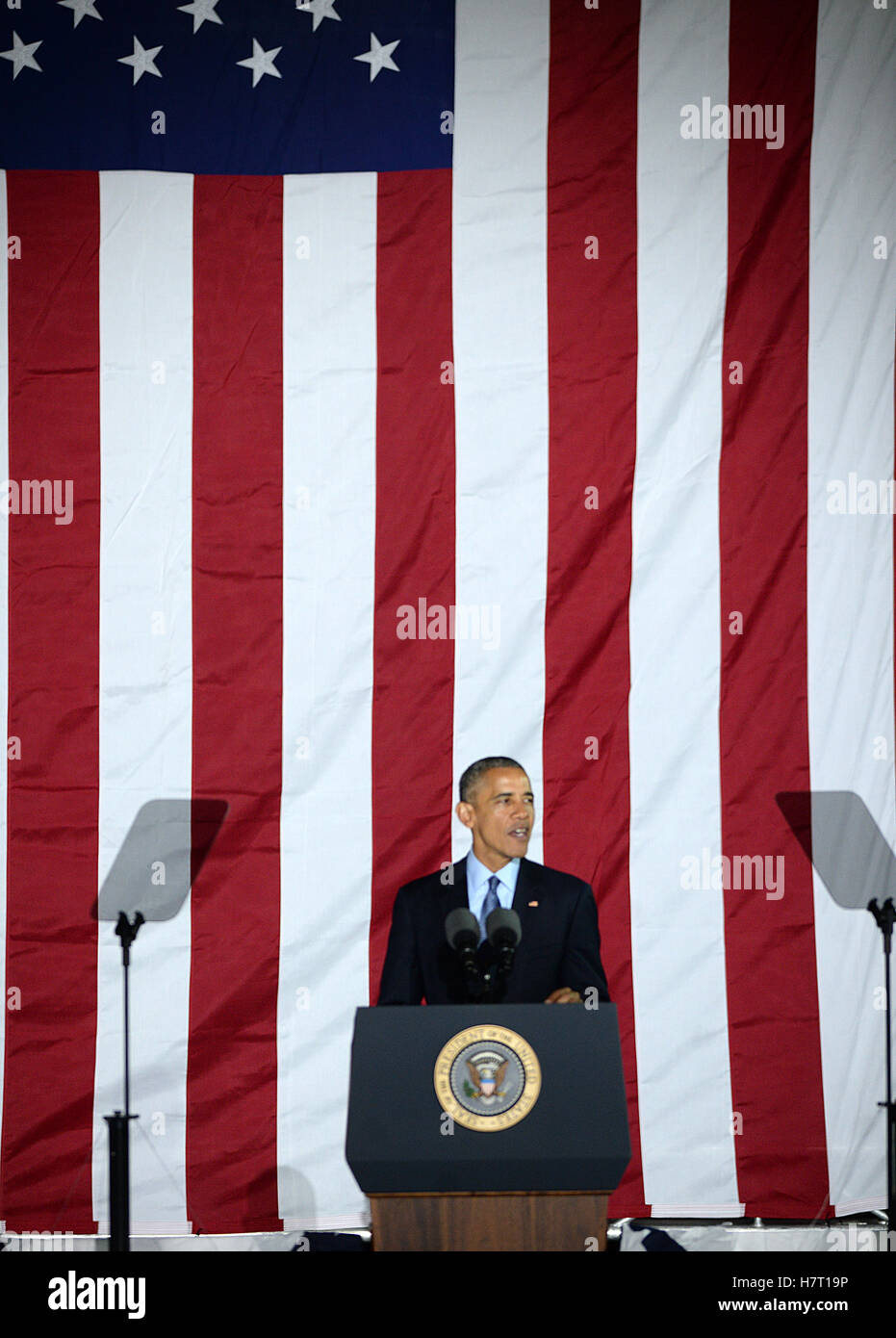 Philadelphia, PA, USA. 7th Nov, 2016. President Barack Obama at the ...