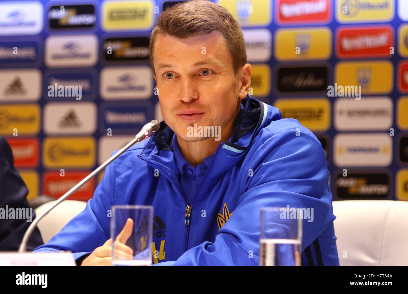 Kiev, Ukraine. 8th November, 2016. Ukraine National Football Team ...