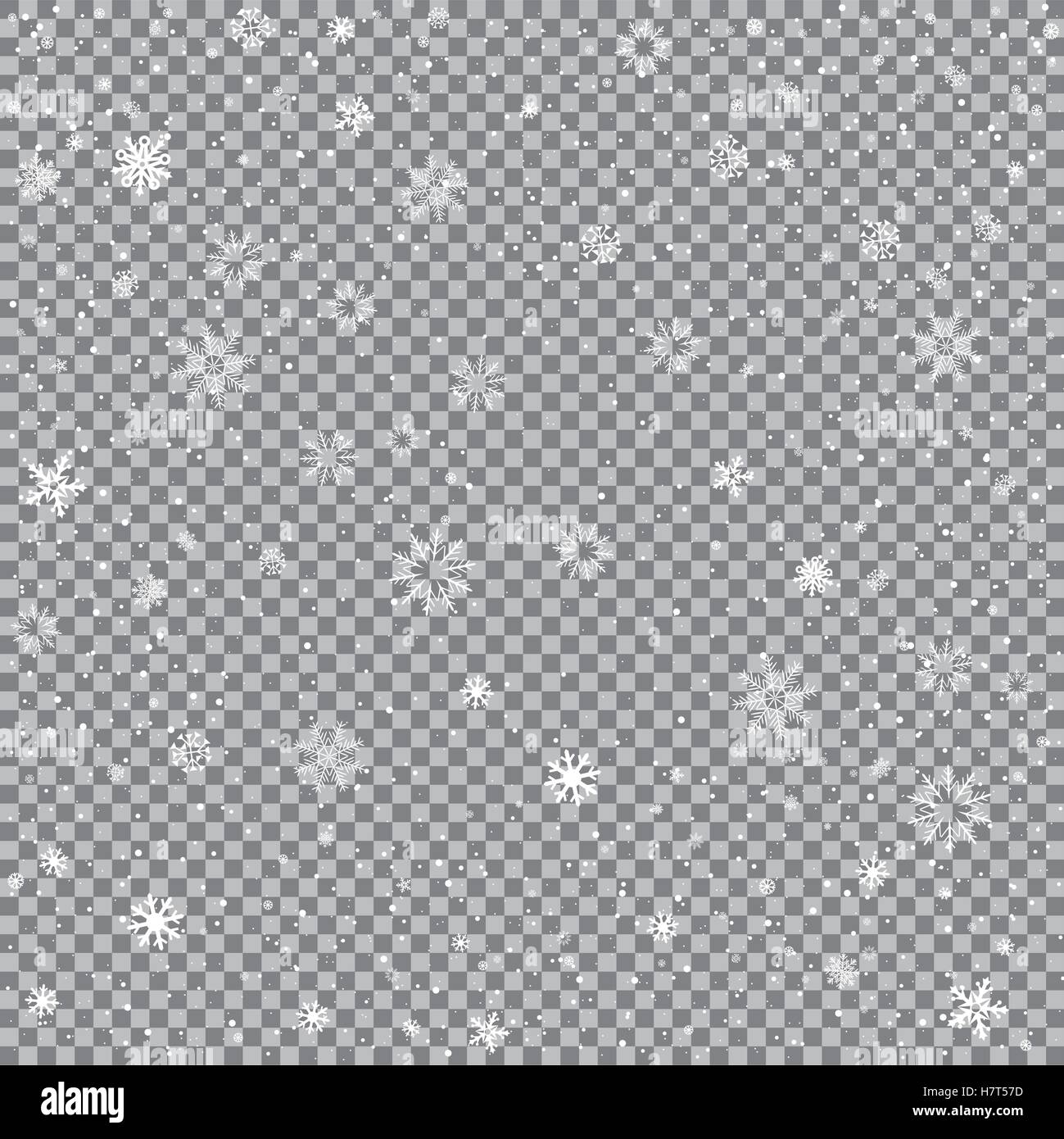 falling snow transparent background Stock Vector Image & Art - Alamy