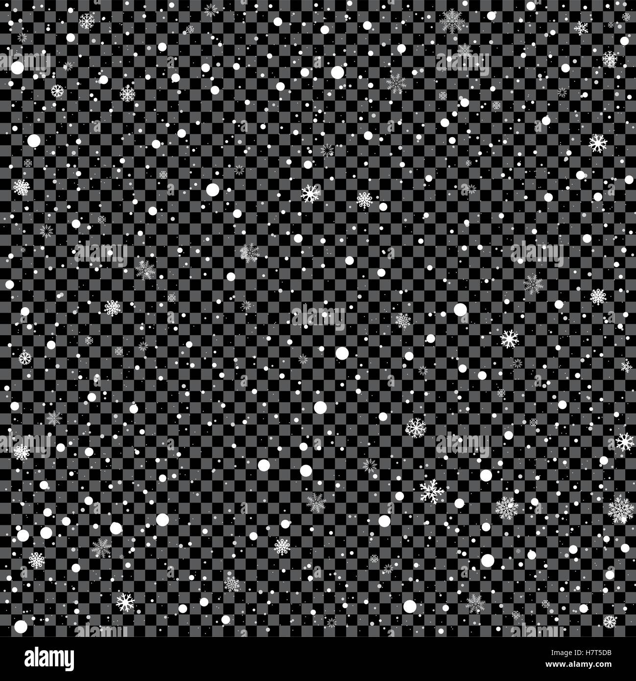 snow on transparent background Stock Vector Image & Art - Alamy