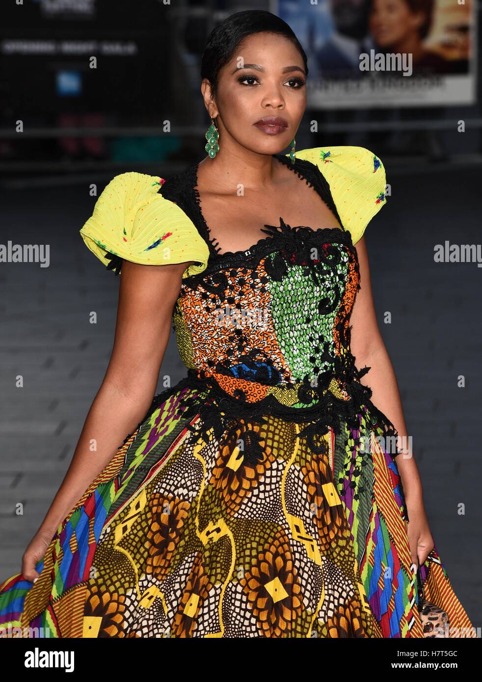 uLondon, UK. Terry Pheto at the Premiere of A United Kingdom - the ...