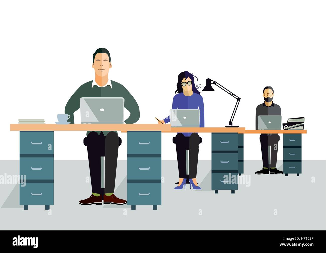 Labor undertaking Stock Vector Images - Alamy