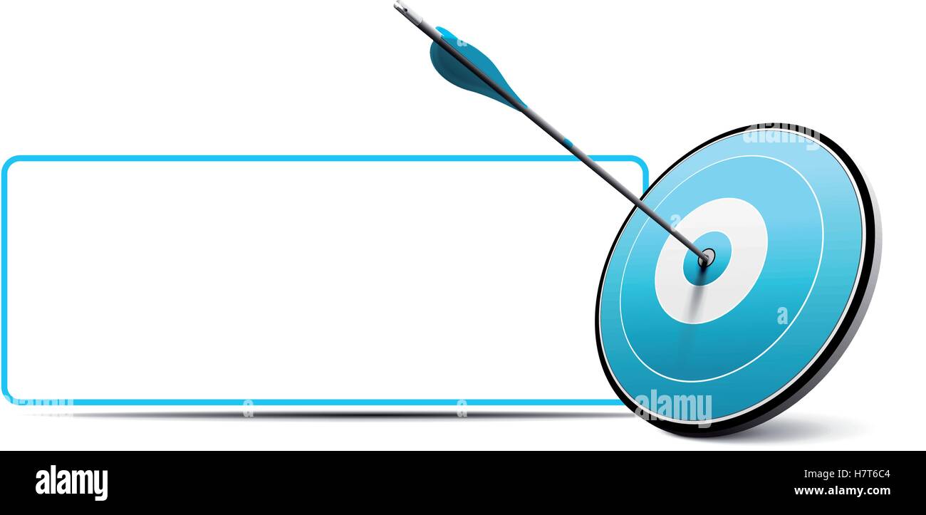 Target and Arrow, Vector Business communication Stock Vector Image ...