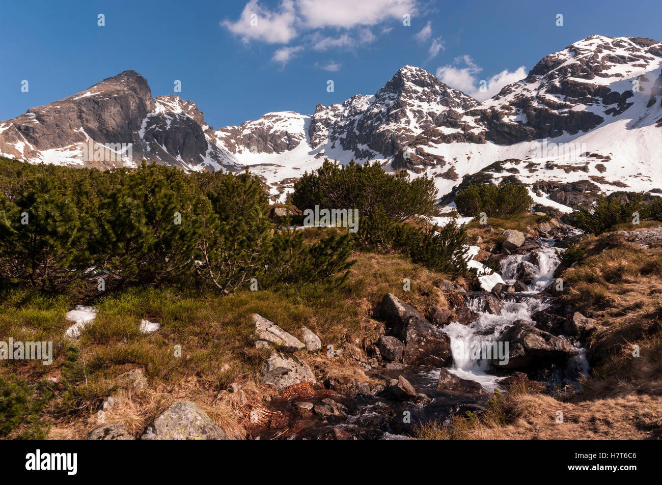 Beautiful scenery of High Tatra mountains Stock Photo - Alamy