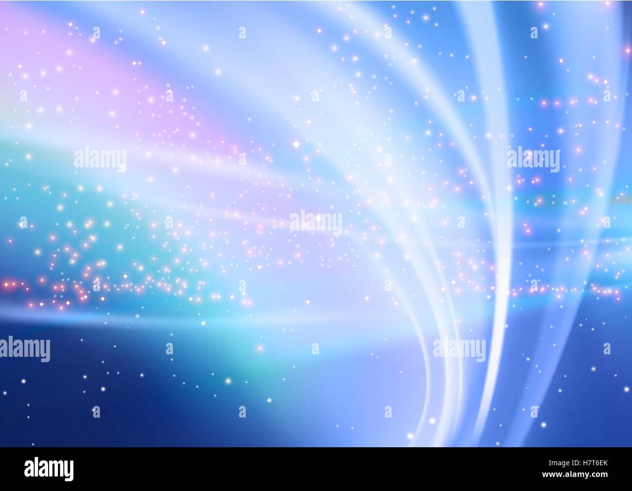 Starry sky light aurora Stock Vector Images - Alamy