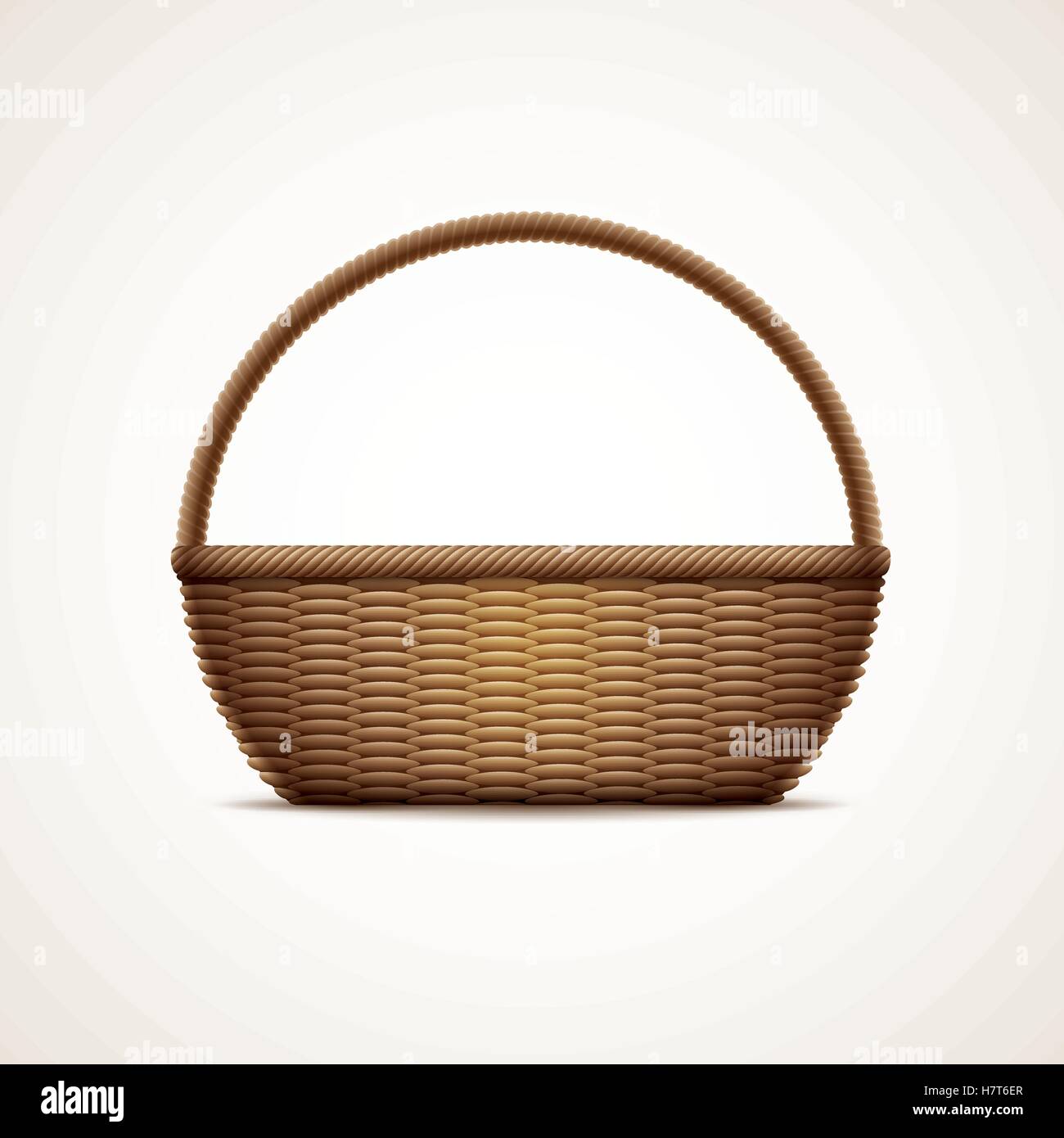 Basket containers Stock Vector Images - Alamy