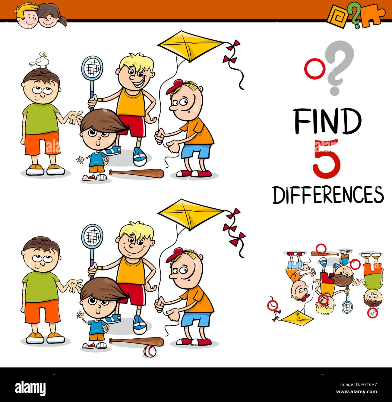 differences activity for kids Stock Vector Image & Art - Alamy