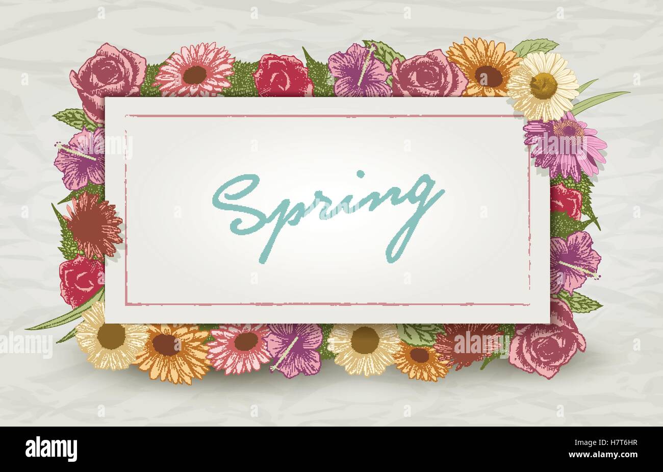 Spring blossom photo Stock Vector Images - Alamy