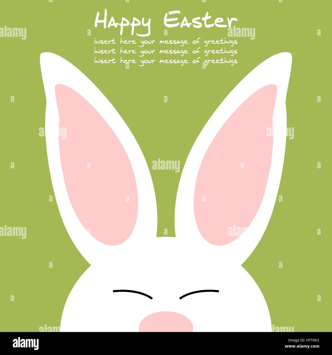 Cheerful and friendly colored rabbit - Background Stock Vector Image ...