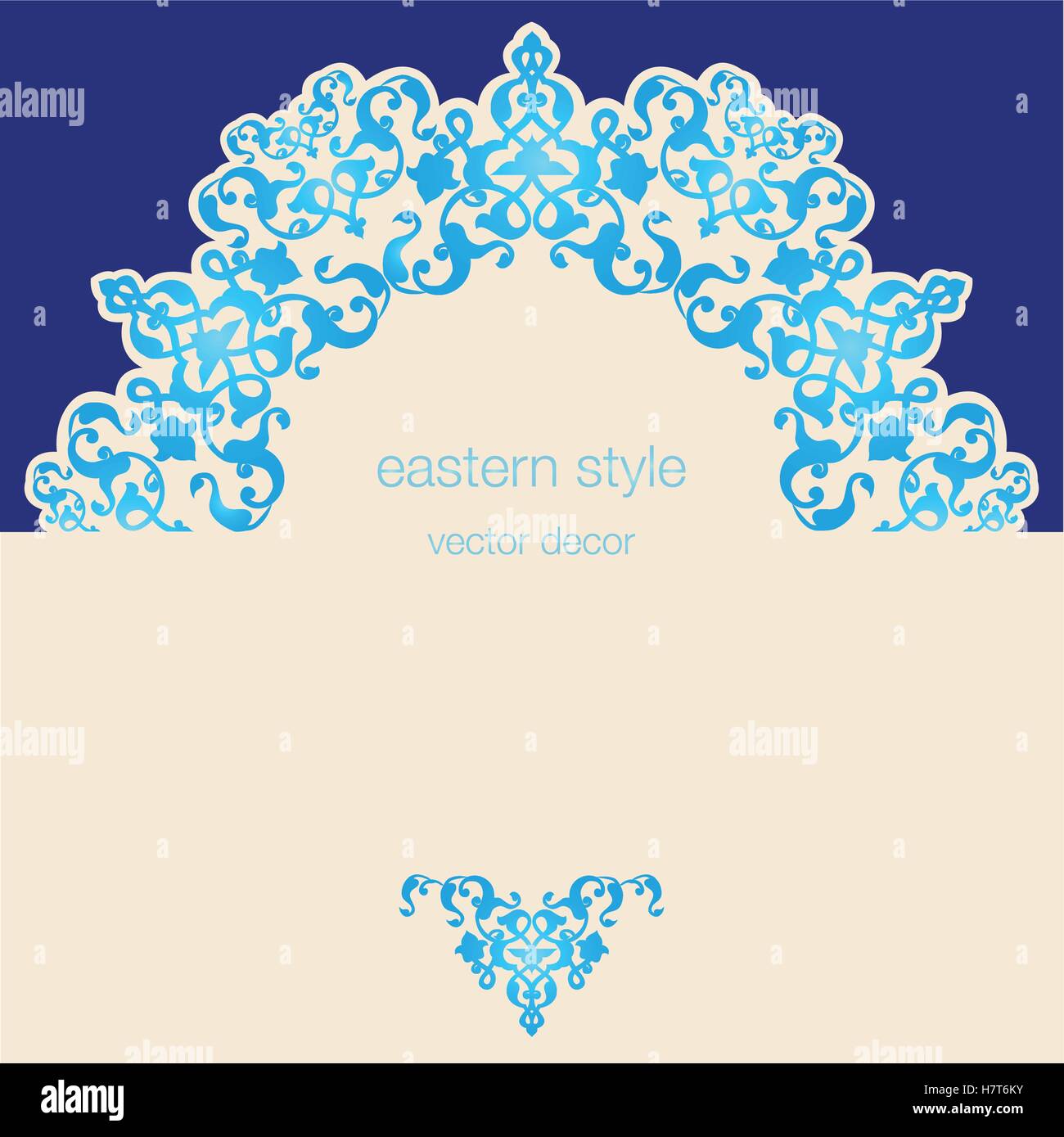 Antique Ottoman borders and frames series sixty four Stock Vector Image ...