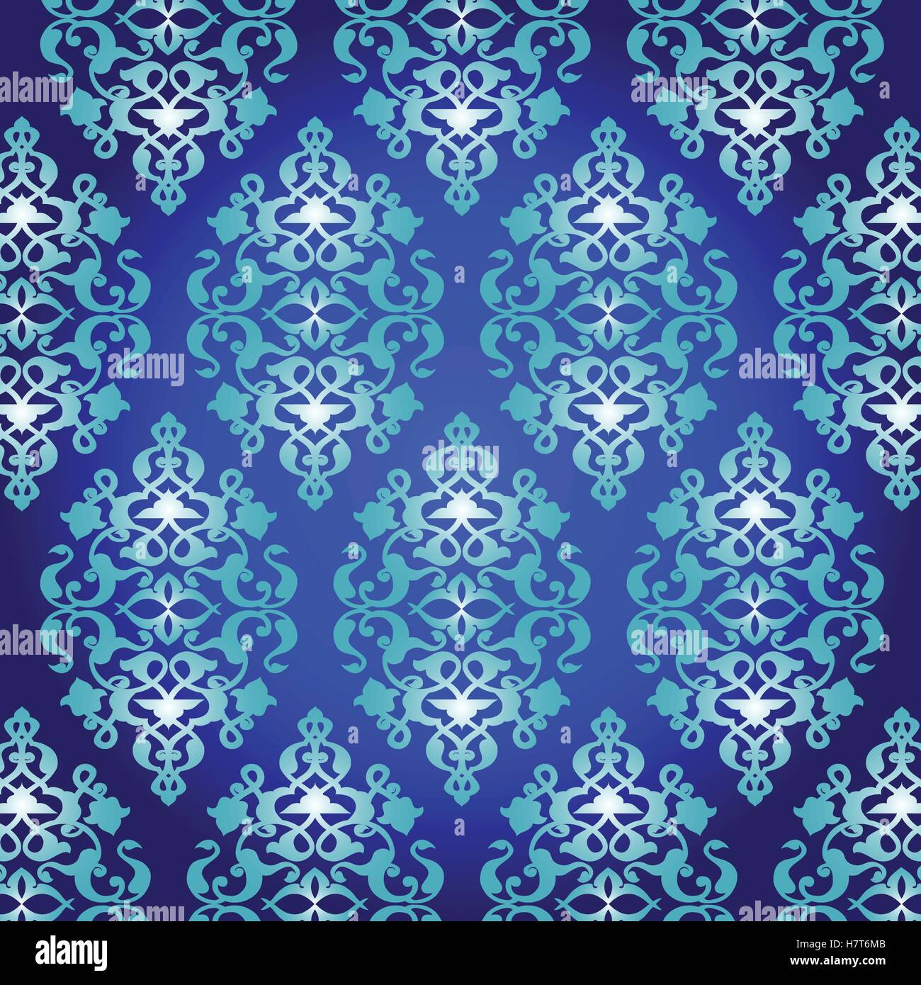 Antique ottoman turkish pattern vector design fifty Stock Vector Image ...