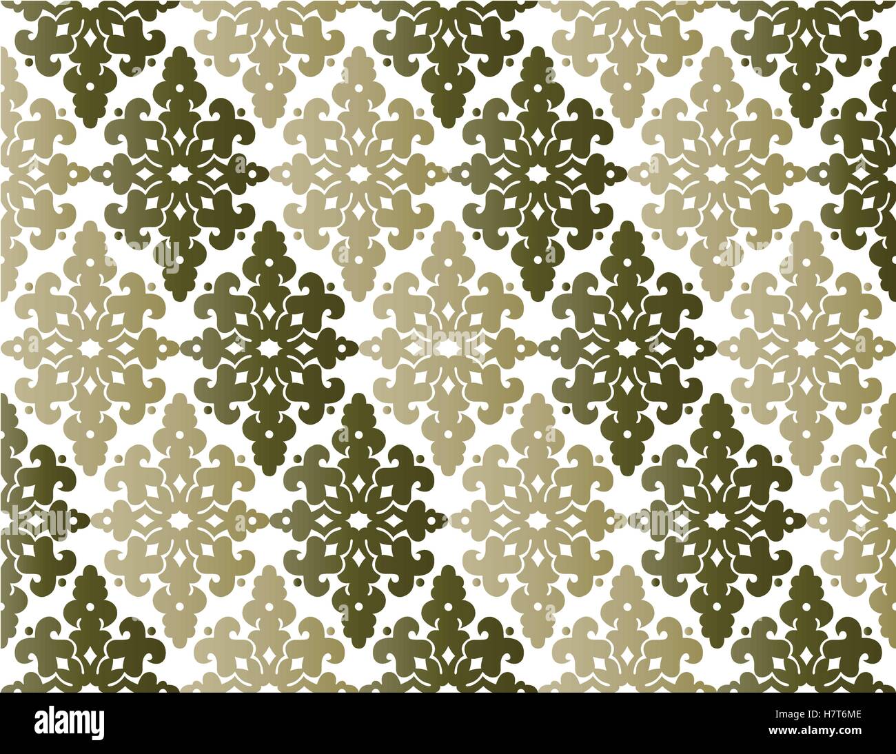 Antique ottoman turkish pattern vector design fourty four Stock Vector ...