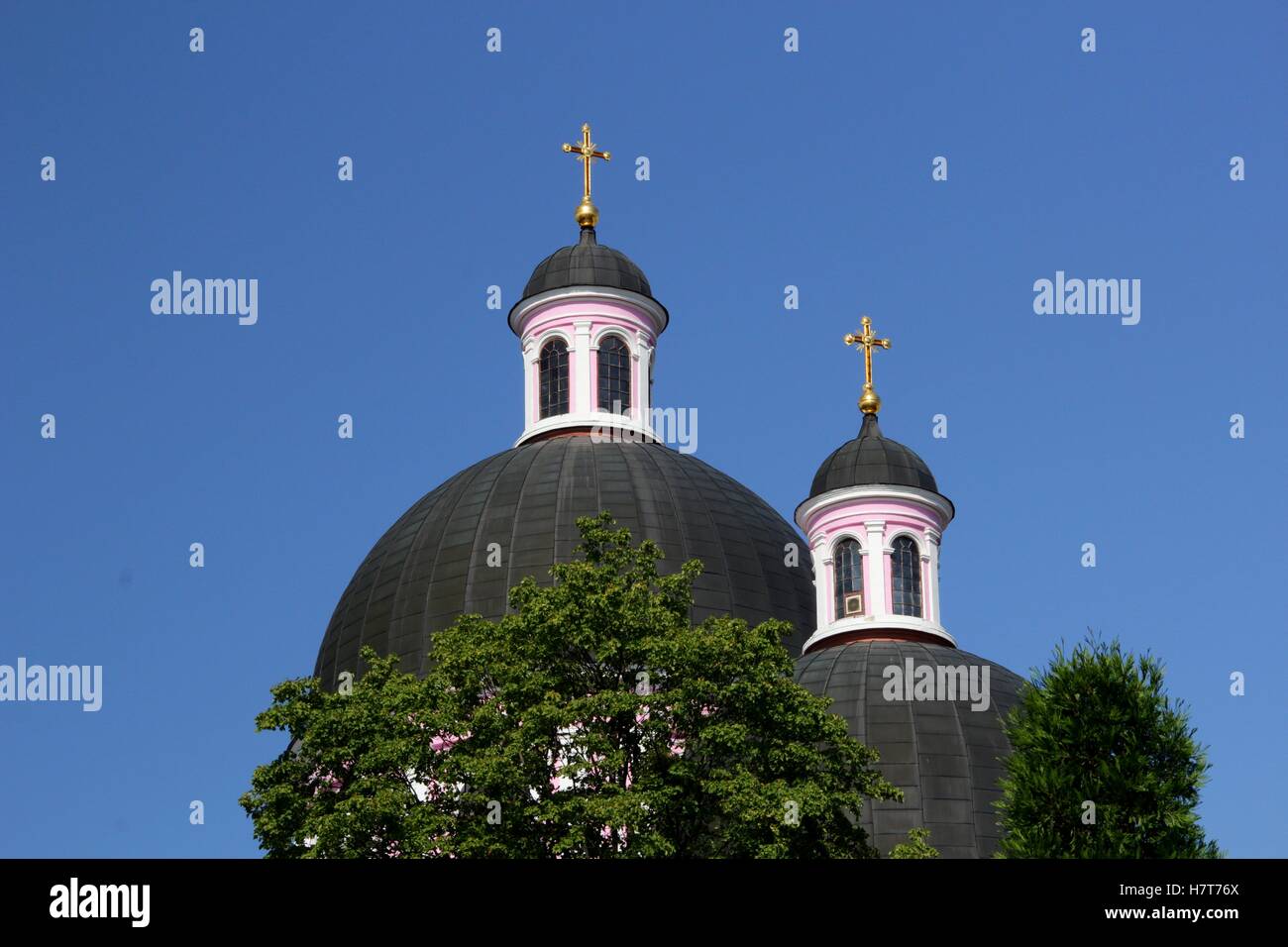 Dome of a Catholic cathedral in Chernivtsi, Ukraine Stock Photo - Alamy