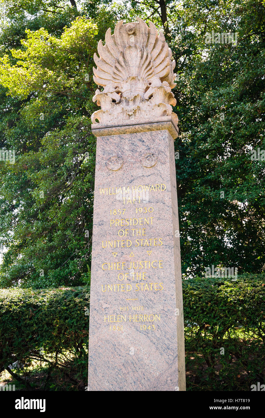William howard taft grave hi-res stock photography and images - Alamy