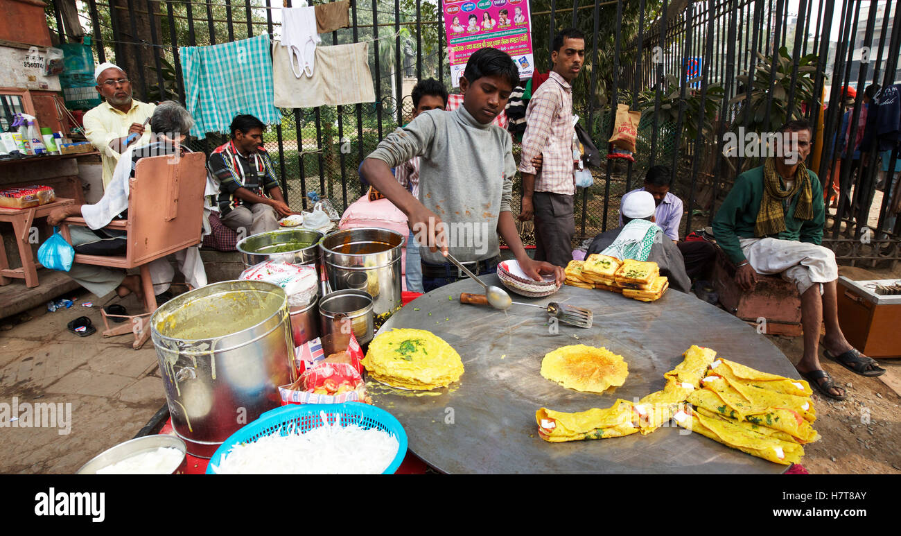 Traditionally indian food stall hi-res stock photography and images - Alamy