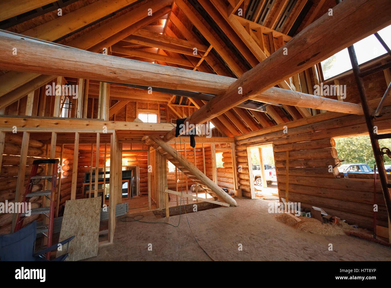 Hunting lodge interior hi-res stock photography and images - Alamy