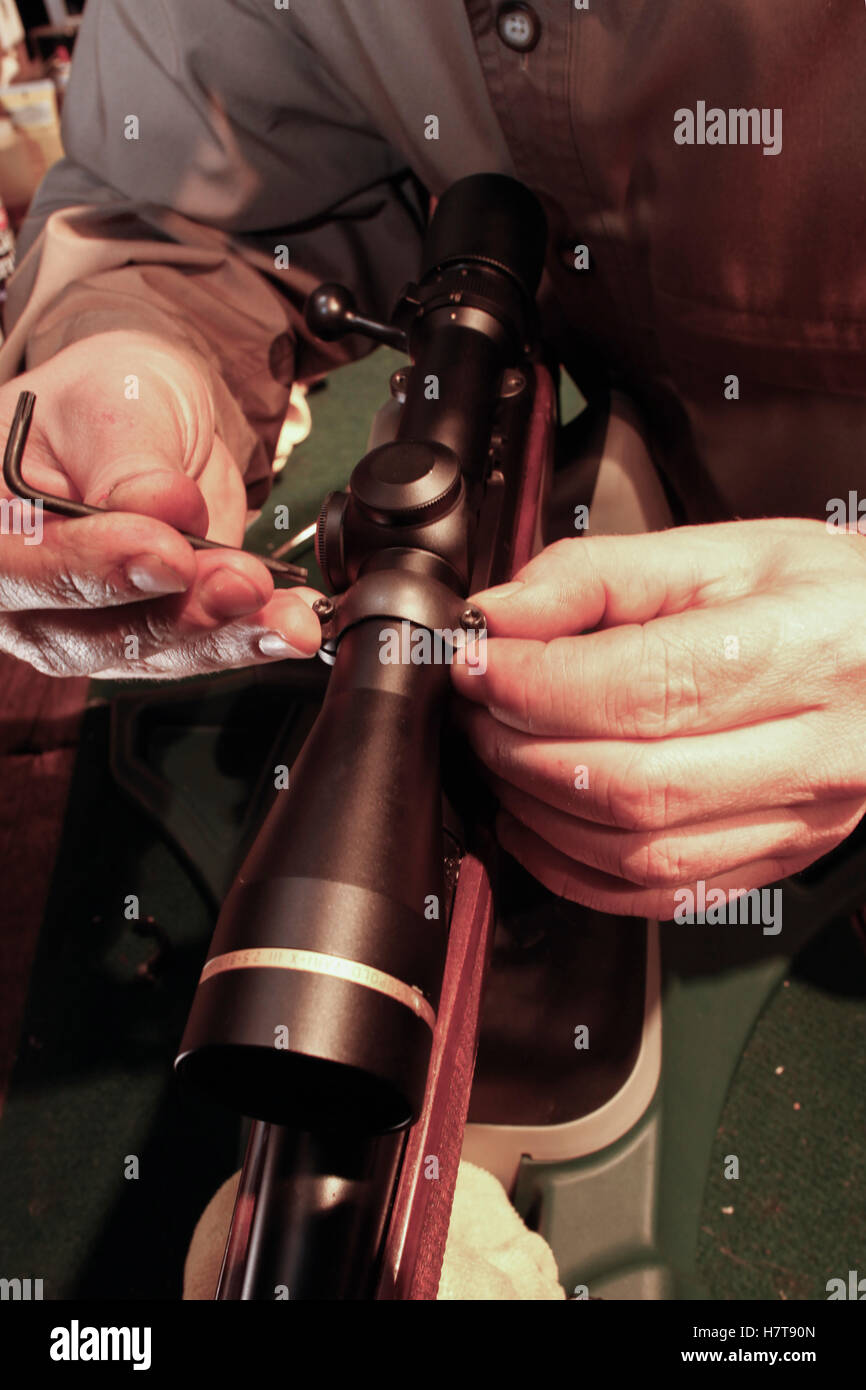Gunsmithing Firearm Maintenance Stock Photo - Alamy