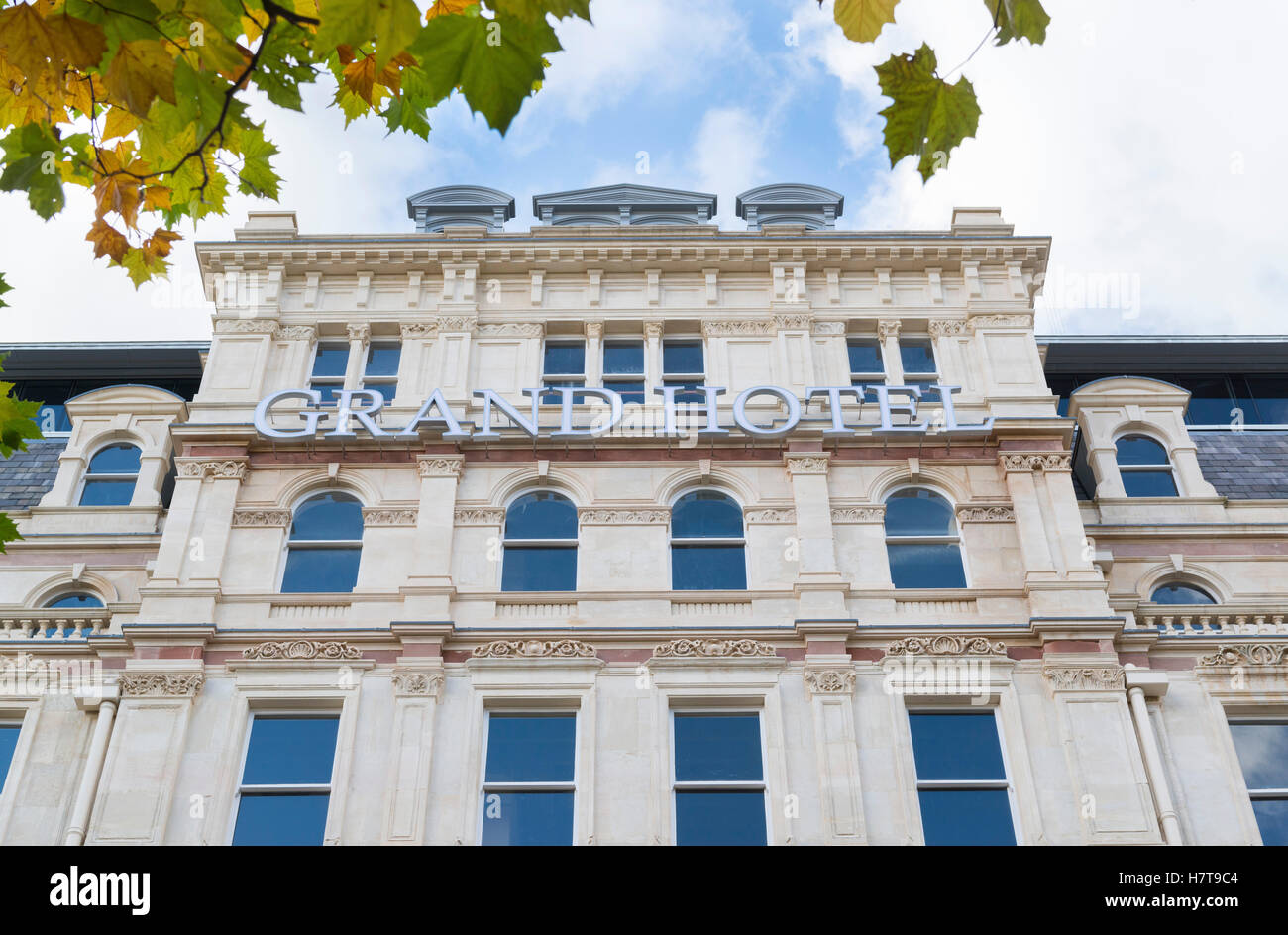 The Grand Hotel, Colmore Row, Birmingham city centre Stock Photo - Alamy
