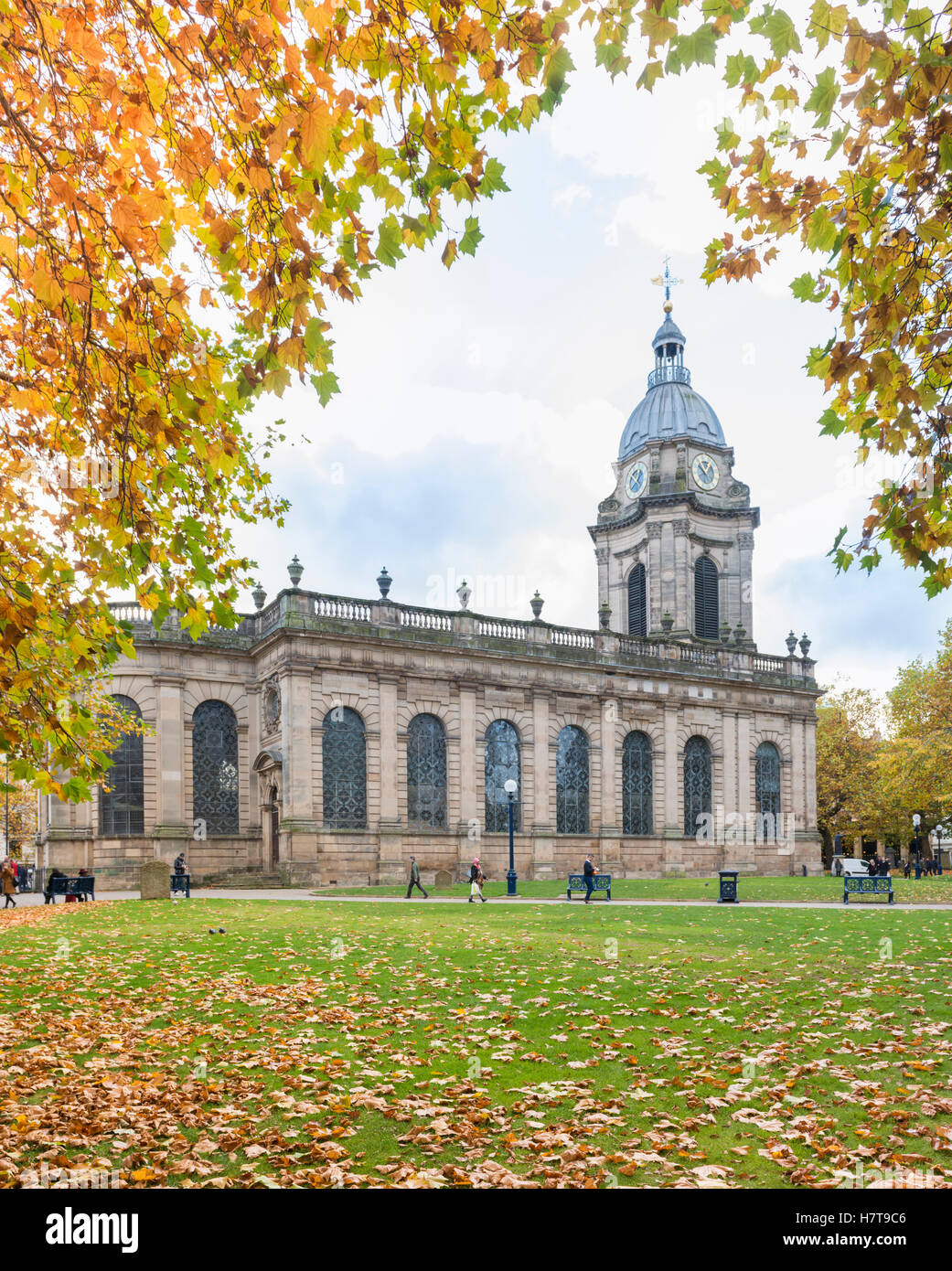 St Philip's Cathedral, Colmore Row, Birmingham Stock Photo - Alamy