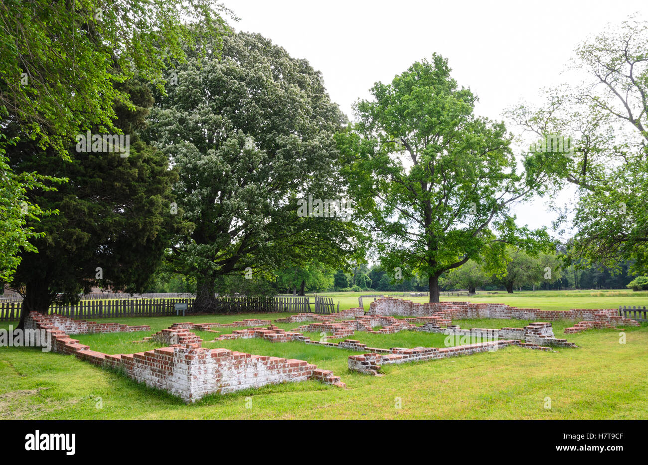 Jamestown National Historic Site Stock Photo - Alamy