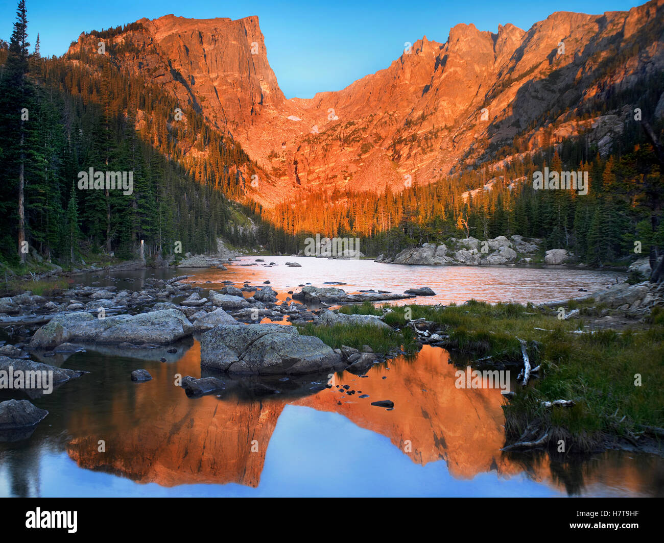 Dream Lake, Rocky Mountain National Park, Colorado Stock Photo - Alamy