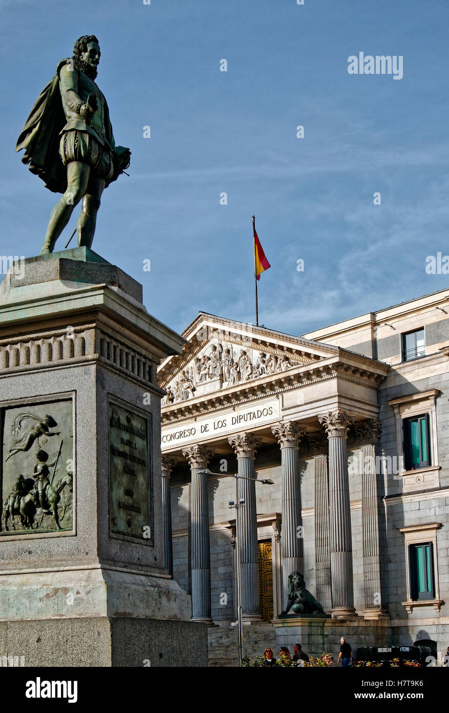 MADRID, SPAIN - NOVEMBER 03, 2016: Miguel de Cervantes Saavedra's ...