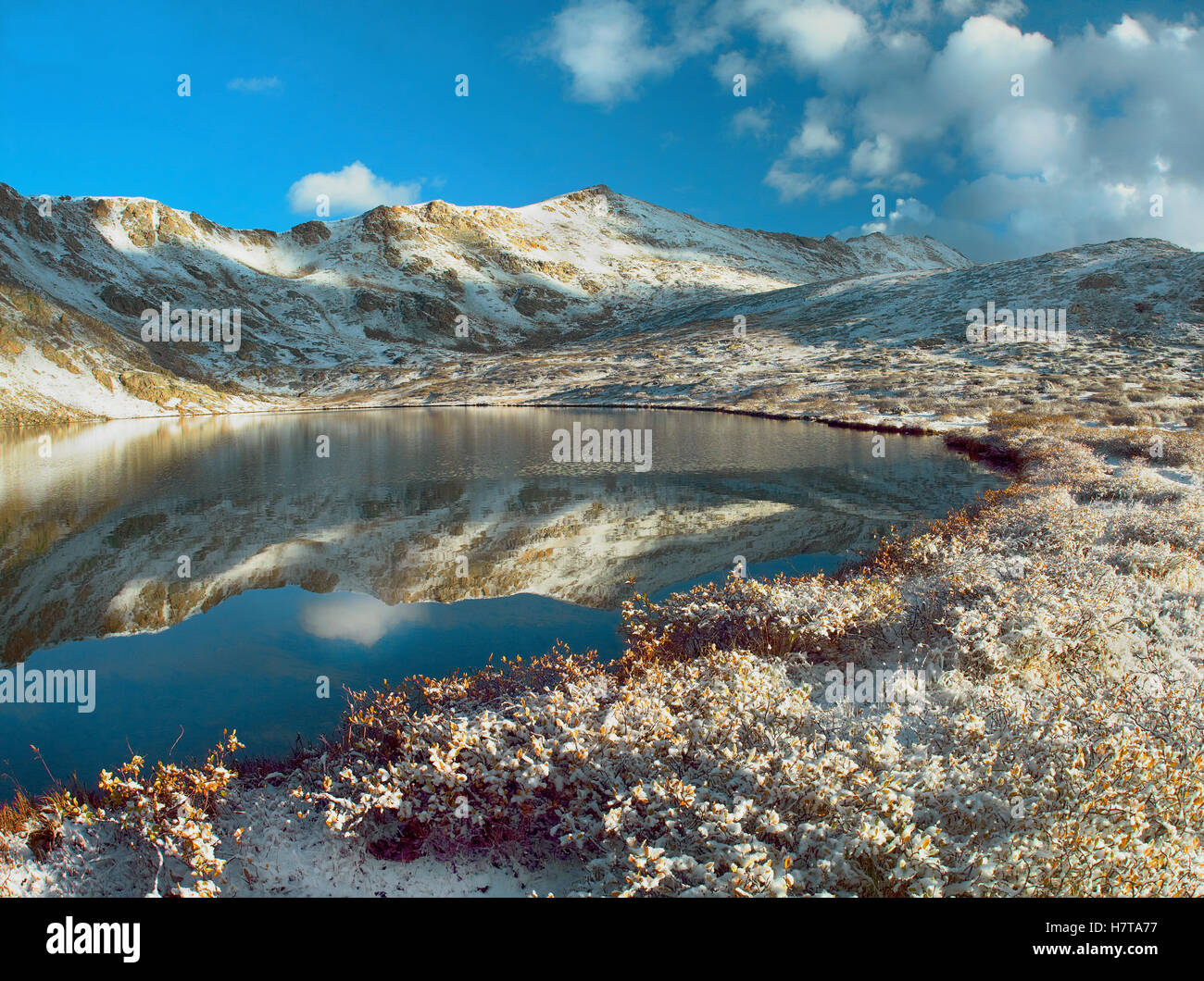 Geissler Mountain and Linkins Lake, Colorado Stock Photo - Alamy