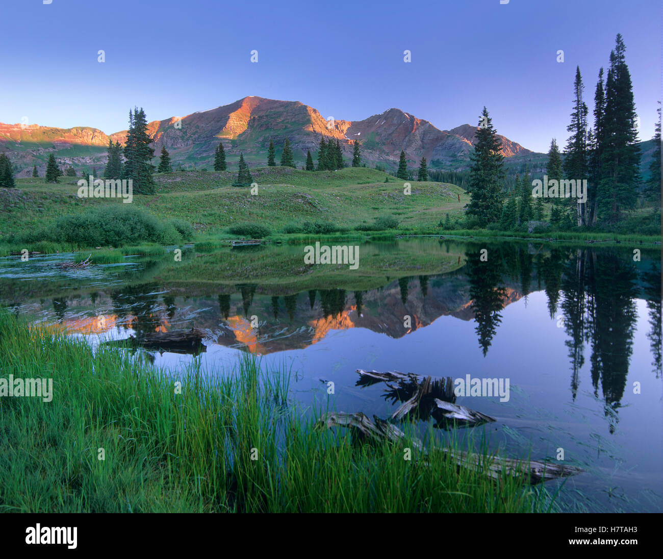 Ruby Peak at sunrise, Raggeds Wilderness, Colorado Stock Photo - Alamy