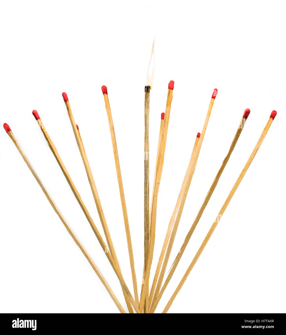 matches isolated on a white background Stock Photo - Alamy