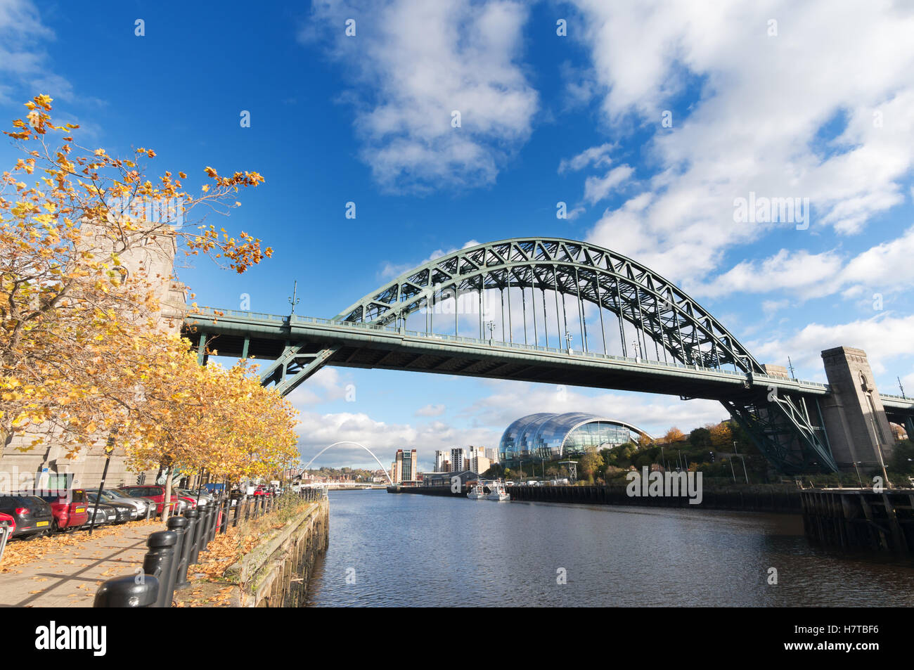 Tyne bridge in autumn, Newcastle upon Tyne, England, UK Stock Photo - Alamy